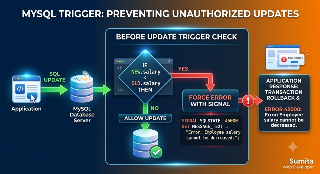 How to Create a Trigger That Prevents an Update - Coder Legion